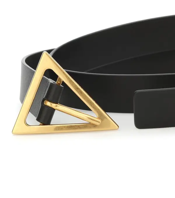 Bottega Veneta Triangle Leather Belt