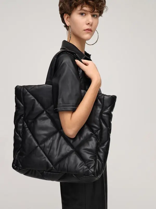 STAND STUDIO Assante Diamond Faux Leather Quilted Bag