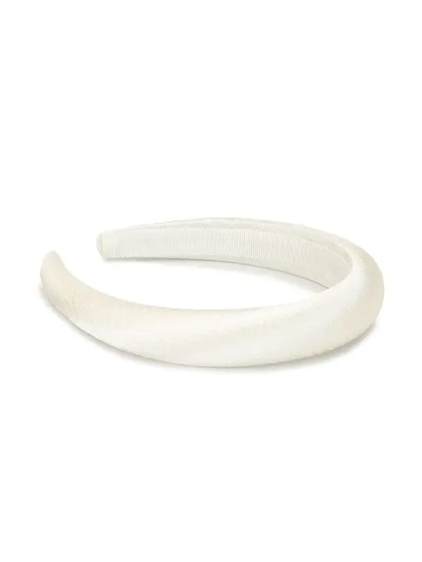 JENNIFER BEHR Tori Silk Headband - White