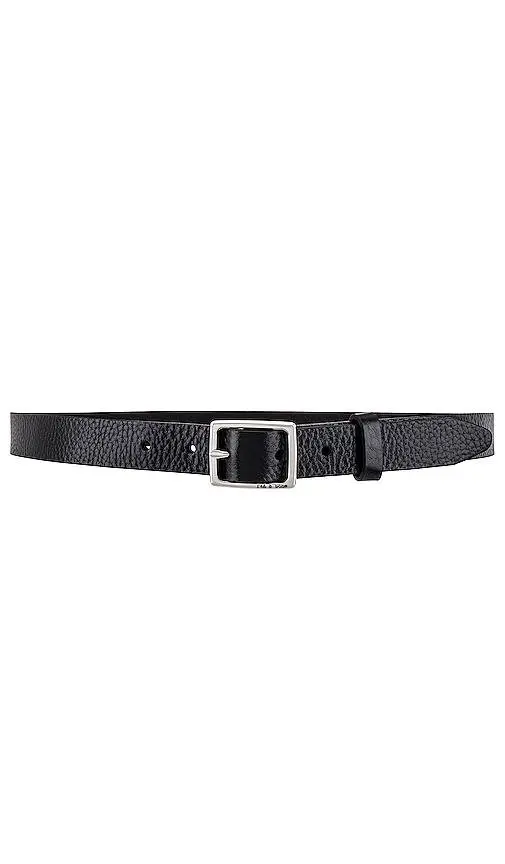 Rag & Bone Baby Boyfriend Leather Belt - Black