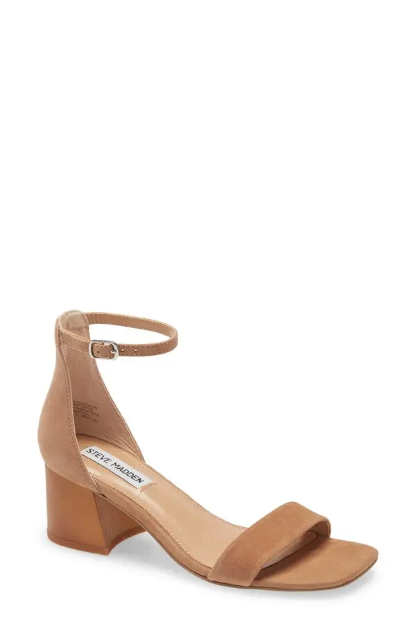 Steve Madden Imina Ankle Strap Sandal In Brown 60% Off