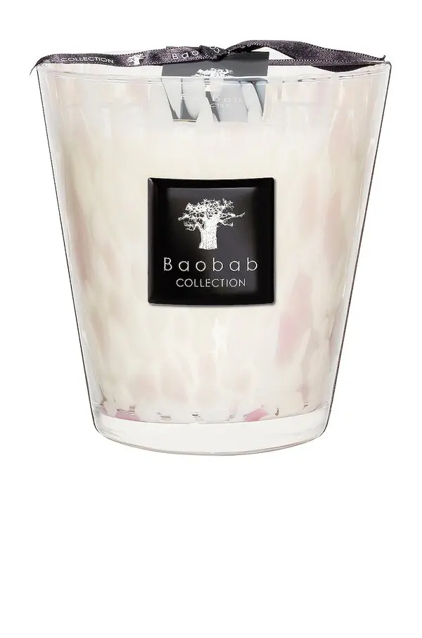 BAOBAB COLLECTION Pearls Candle - White