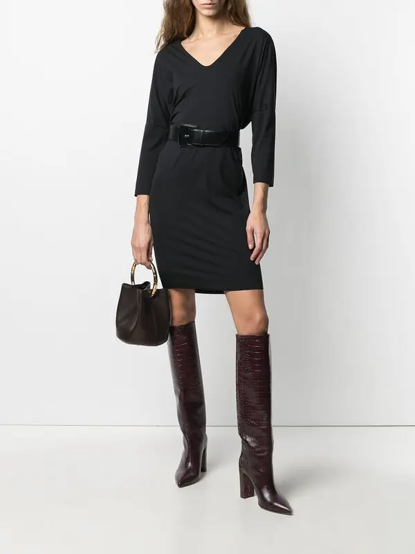 Wolford Aurora Pure Cut Dress - Black | Editorialist