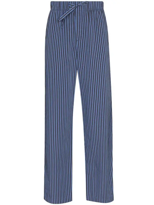 TEKLA Verneuil Stripe-pattern Pajama Bottoms