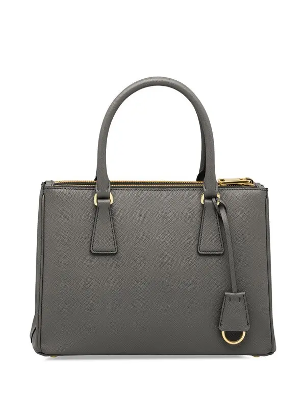 Prada Medium Galleria Leather Tote Bag - Grey
