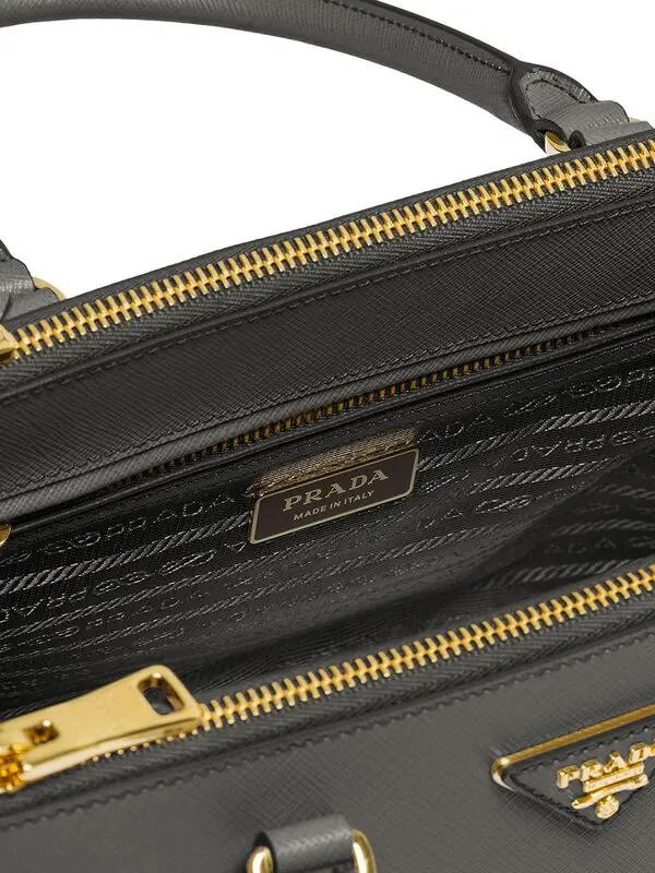 Prada Medium Galleria Leather Tote Bag - Grey