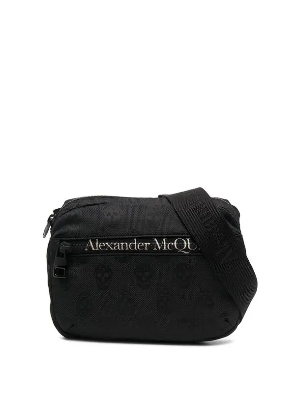 Alexander McQueen Logo-print Belt Bag - Black