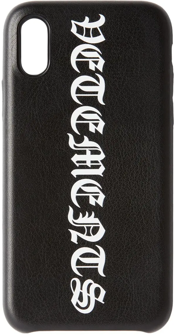 Farfetch Vetements Case Iphone Buy Vetements Black Logo Iphone Xs