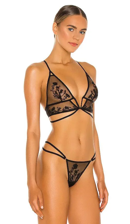 THISTLE AND SPIRE Mulberry Keyhole Bralette