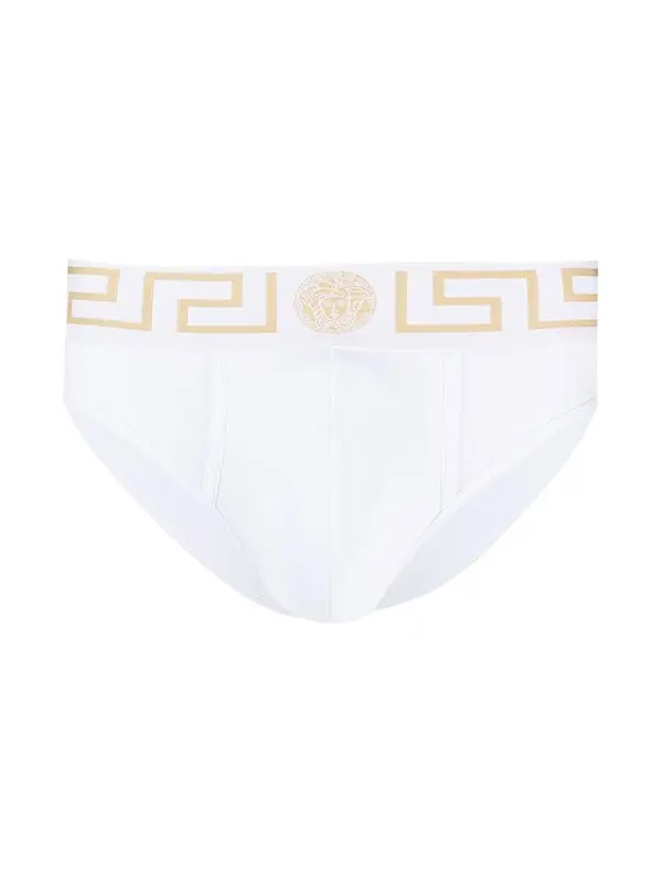Versace Set Of Two Greca Border Briefs