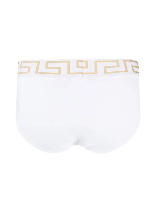 Versace Set Of Two Greca Border Briefs