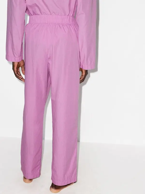 TEKLA Drawstring-waist Pajama Bottoms