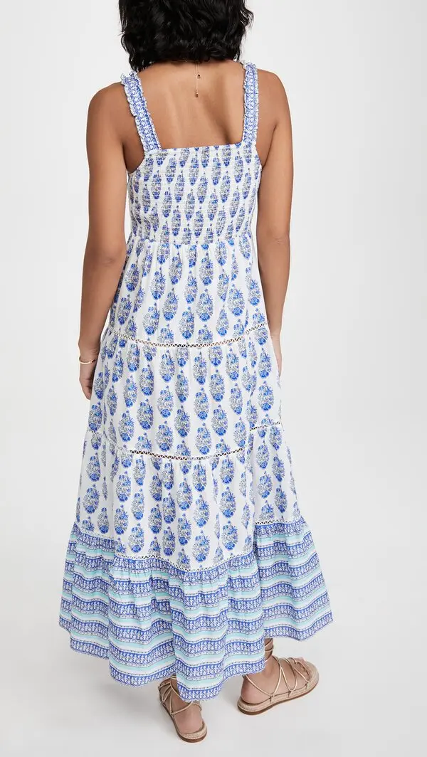 Playa Lucila Smock Border Dress