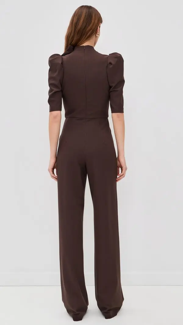 Black Halo Ara Jumpsuit - Espresso