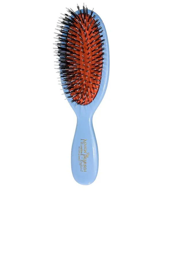 MASON PEARSON Pocket Bristle & Nylon Hairbrush - Blue