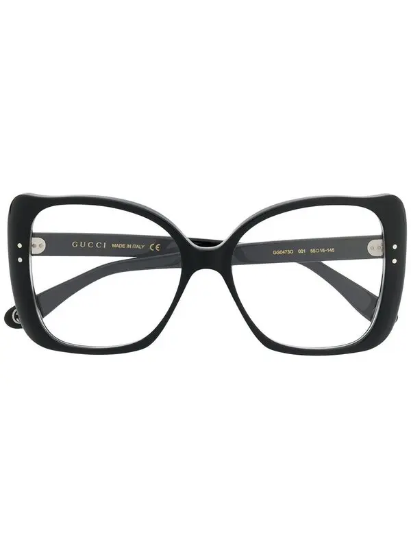 Gucci Oversized Square Frame Eyeglasses