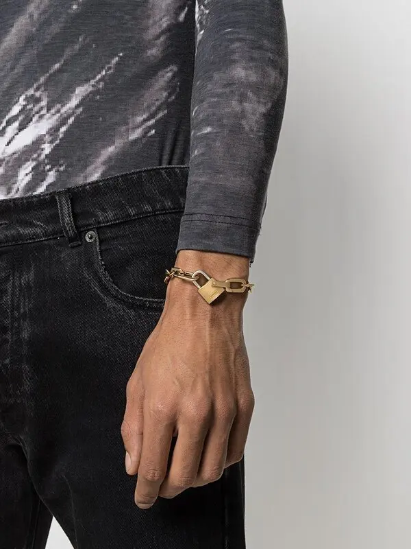 AMBUSH Small Padlock Chain Bracelet