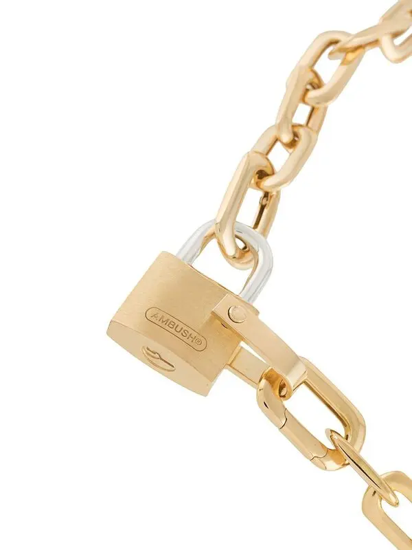 AMBUSH Small Padlock Chain Bracelet
