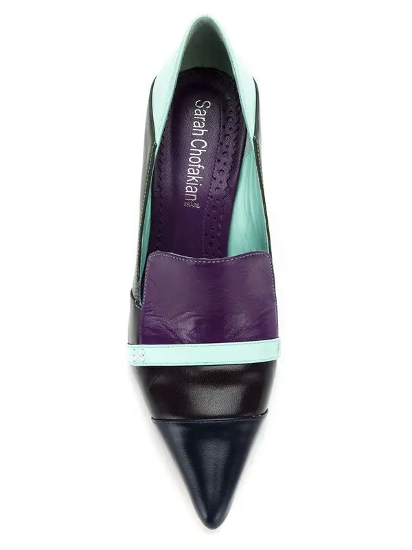 STUDIO CHOFAKIAN Colour Block Pumps