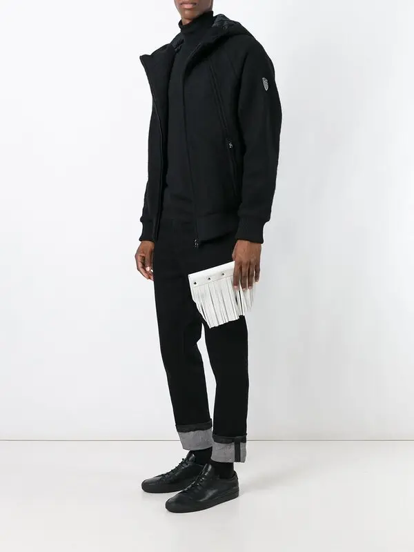 Comme Des Garçons Fringed Wallet - White