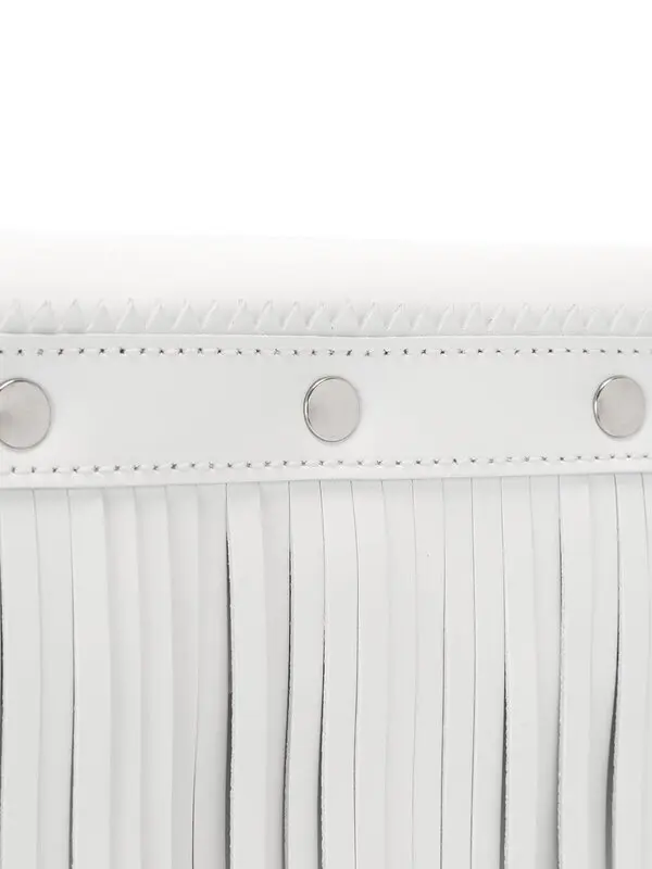 Comme Des Garçons Fringed Wallet - White