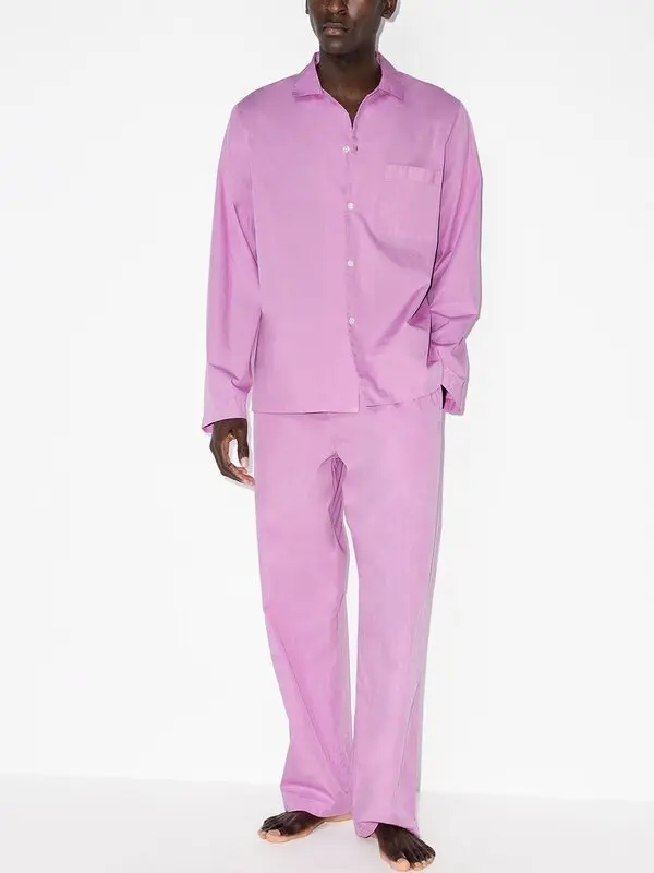 TEKLA Organic Cotton Pajama Shirt