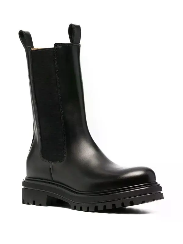 SCAROSSO Chunky Rubber-sole Boots