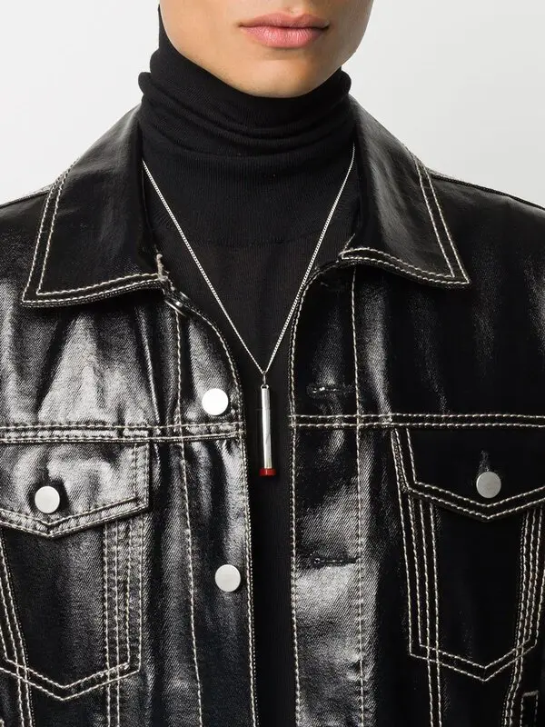 AMBUSH Pill Case Chain Necklace - Silver