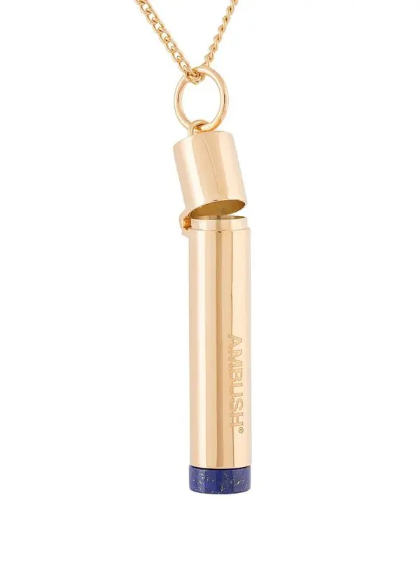 AMBUSH Pill Case Pendant Necklace - Gold