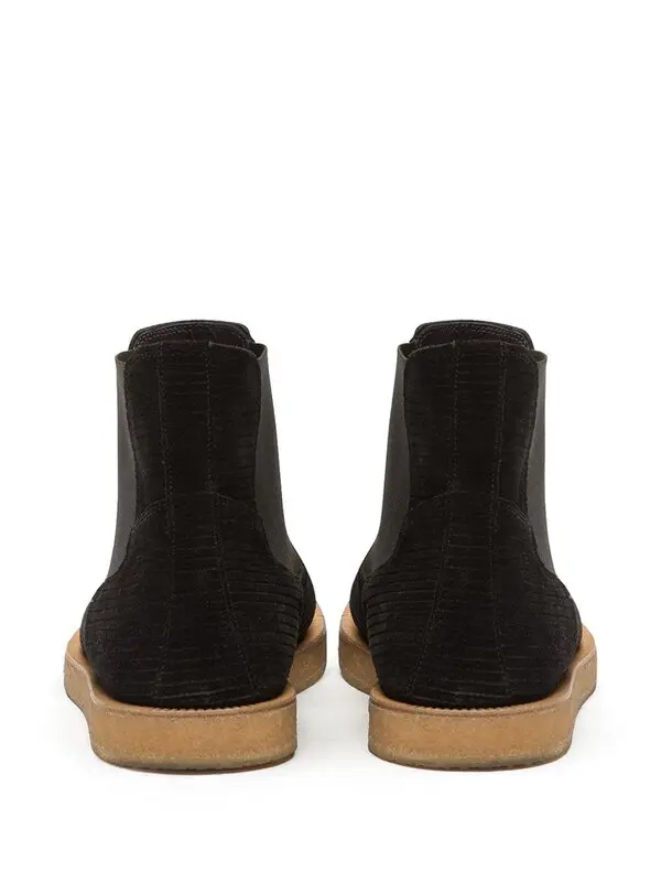 Dolce & Gabbana Corduroy Suede Chelsea Boots