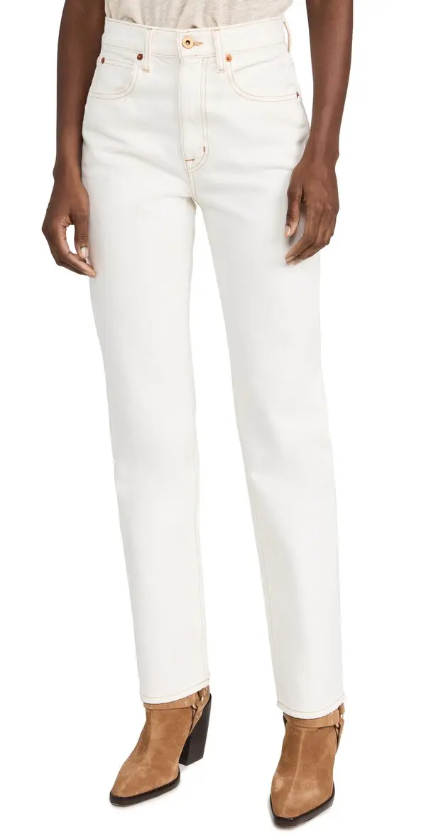 SLVRLAKE London High-rise Straight Leg Jeans - One-color