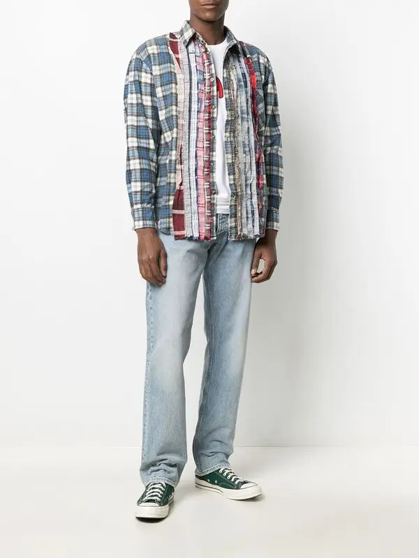 Needles Mixed-plaid Shirt