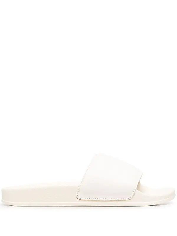 Heron Preston Tonal Logo Debossed Slides - Neutrals