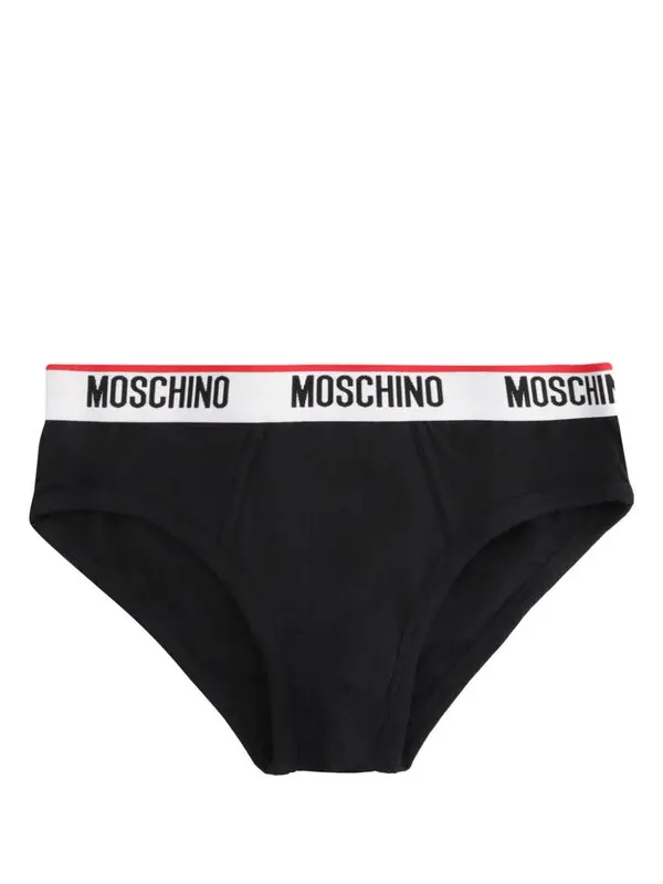Moschino Logo-strap Briefs