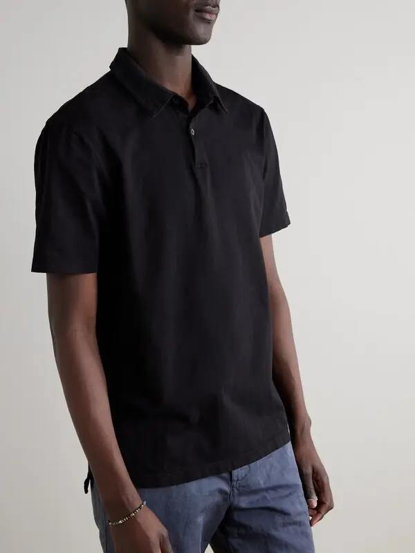 JAMES PERSE Slim-fit Supima Cotton-jersey Polo Shirt