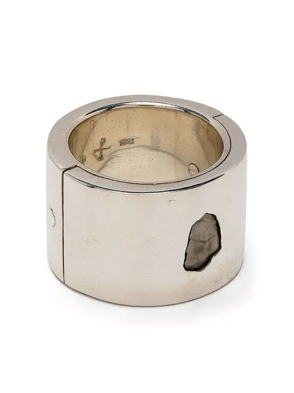PARTS OF FOUR Sistema Band Ring - Silver
