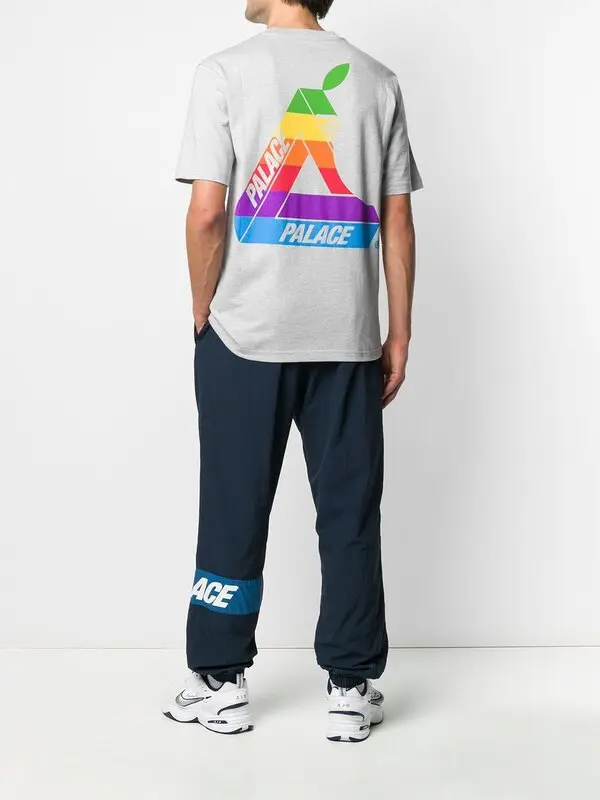 PALACE Jobsworth Logo-print T-shirt - Grey