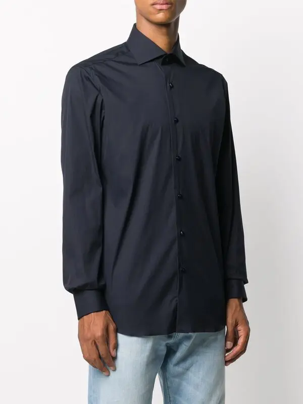 BARBA NAPOLI Plain Button Shirt