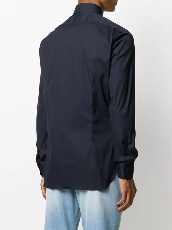 BARBA NAPOLI Plain Button Shirt