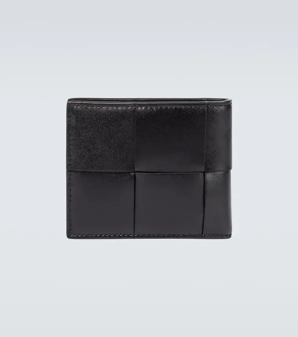 Bottega Veneta Cassette Leather Wallet - Black