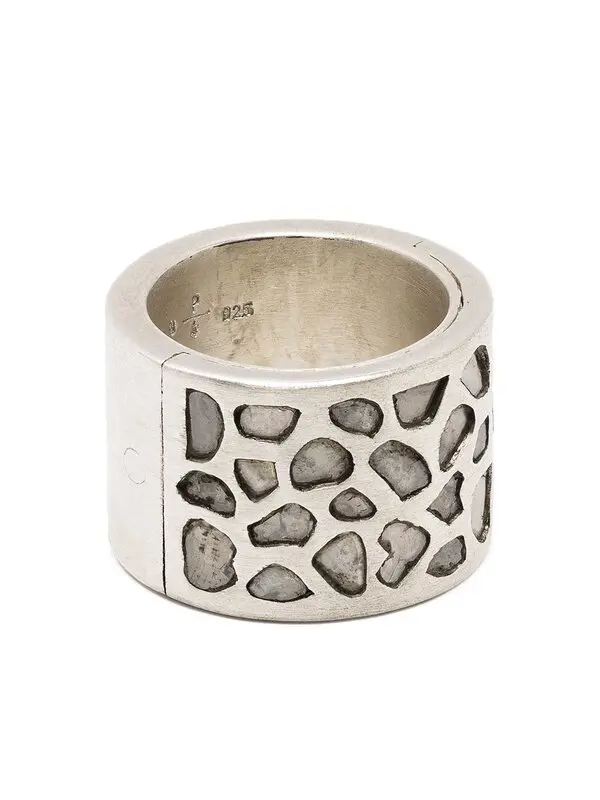 PARTS OF FOUR Sisteme Mega Pavé Ring - Silver