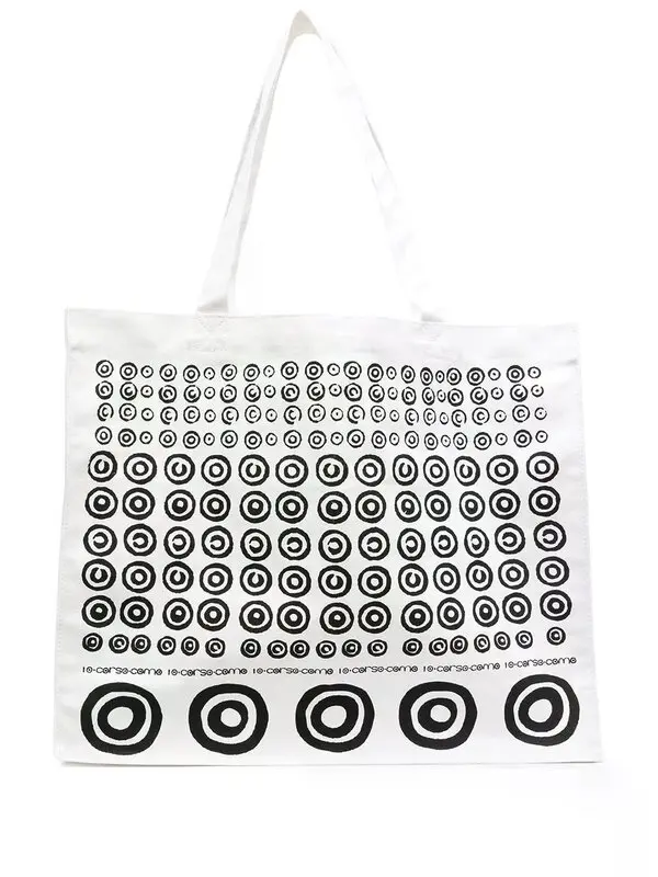 10 CORSO COMO Abstract Print Tote Bag