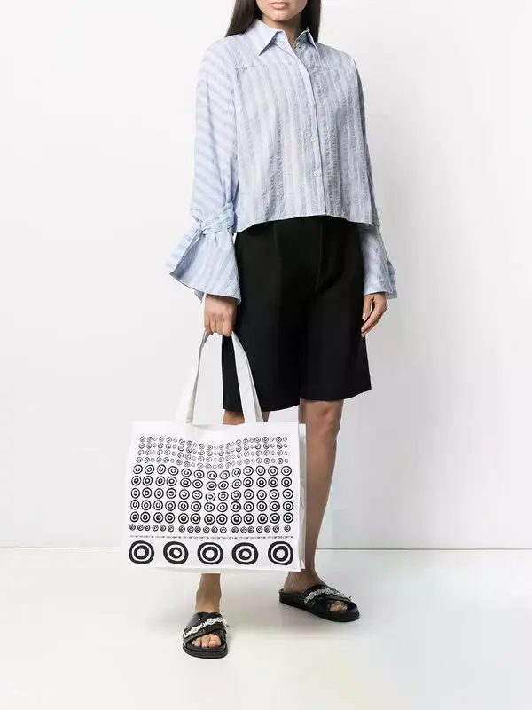 10 CORSO COMO Abstract Print Tote Bag
