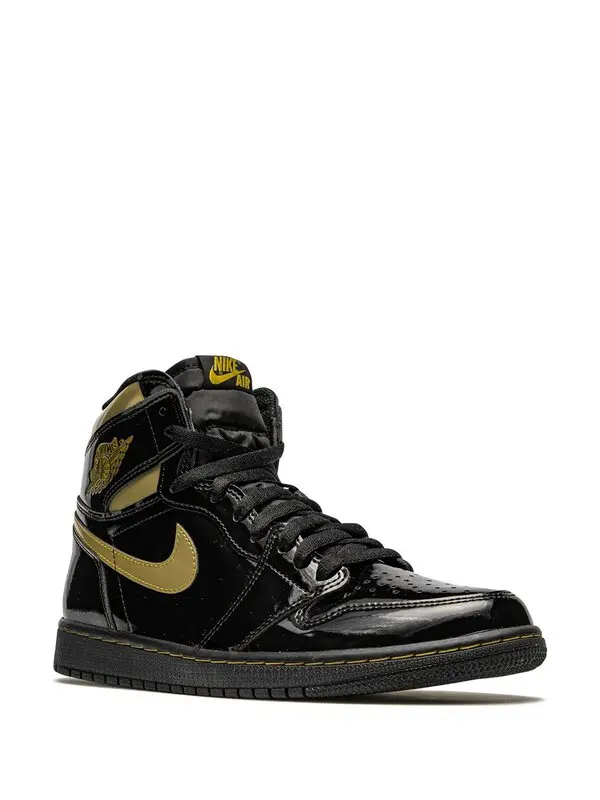 JORDAN Air 1 Retro High Og Sneakers - Black