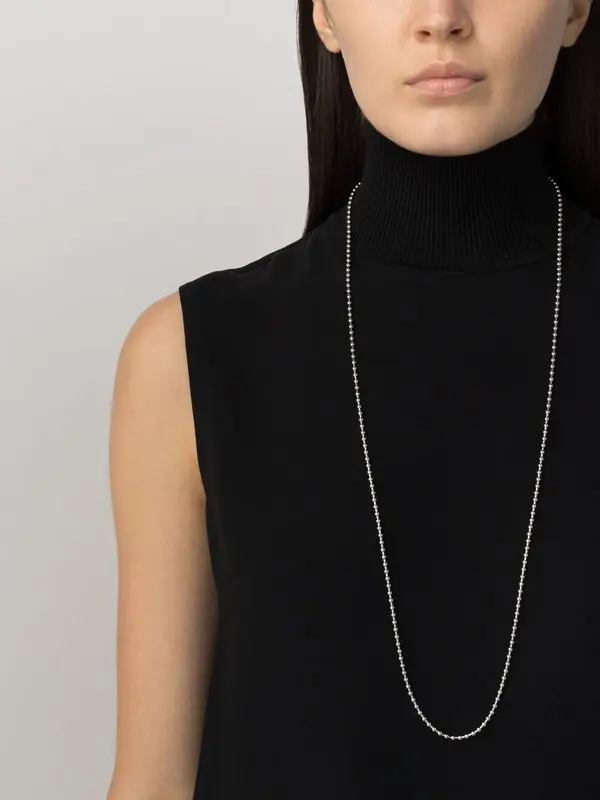 PRAGNELL 18kt White Gold Bohemia Long Necklace - Silver