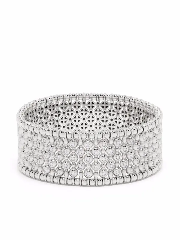 PRAGNELL 18kt White Gold Bohemia Bangle - Silver