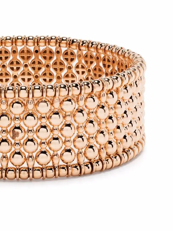 PRAGNELL 18kt Rose Gold Bohemia Bangle - Pink