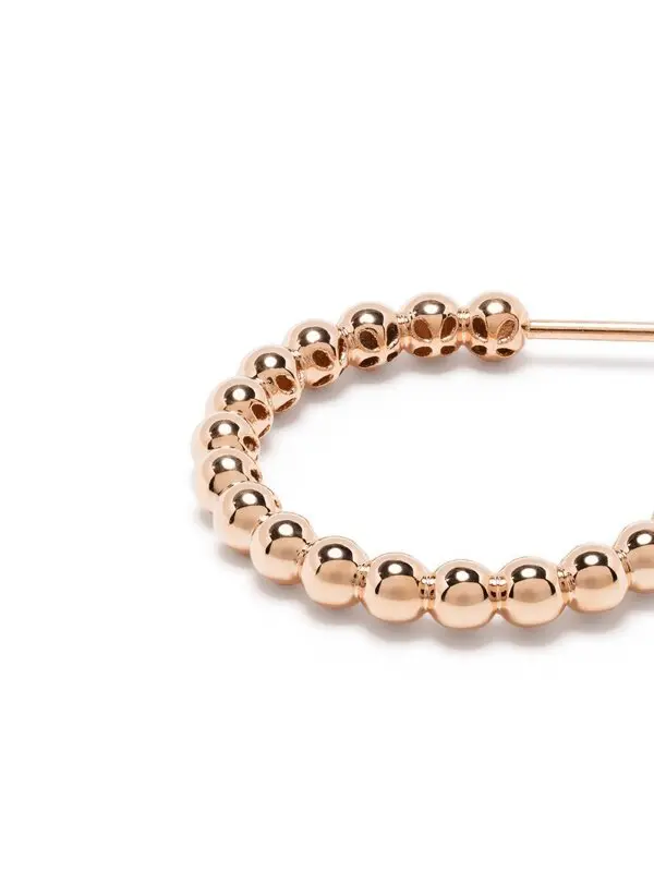 PRAGNELL 18kt Rose Gold Bohemia Hoop Earrings - Pink