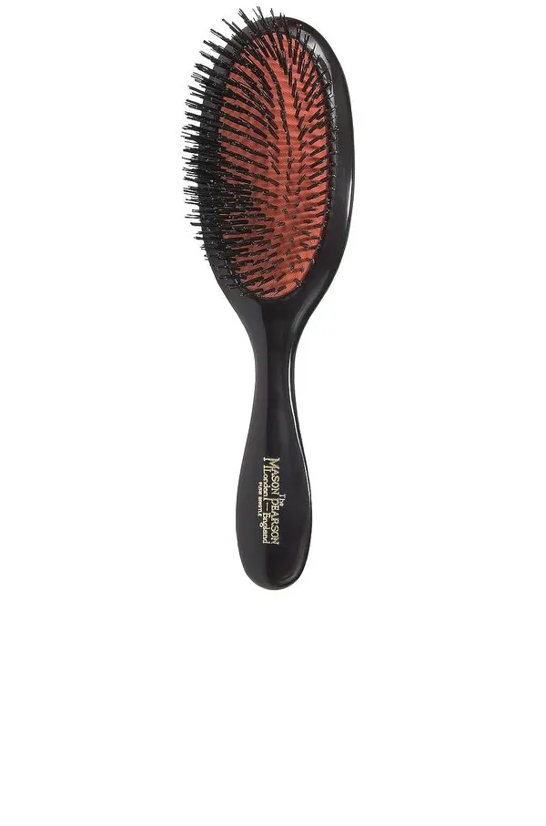 MASON PEARSON Handy Bristle Hairbrush In Red - Dark Ruby