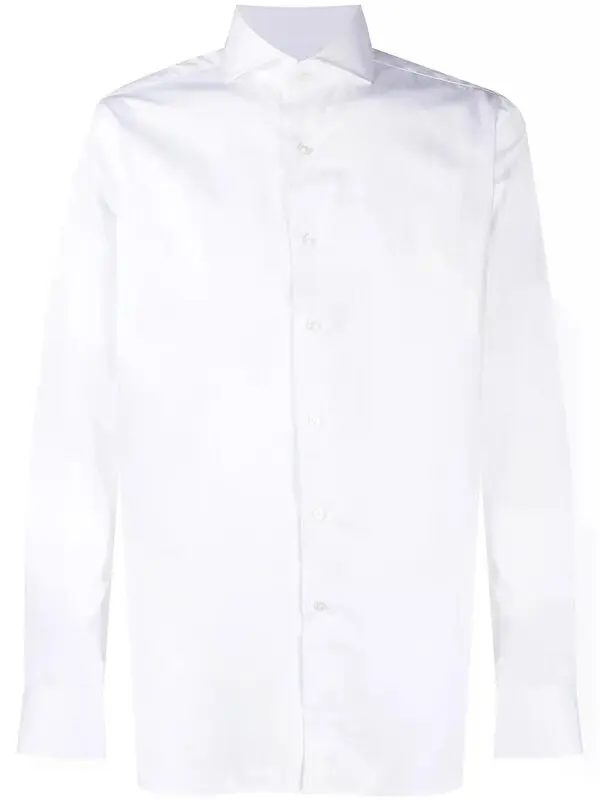 XACUS Spread-collar Cotton Shirt